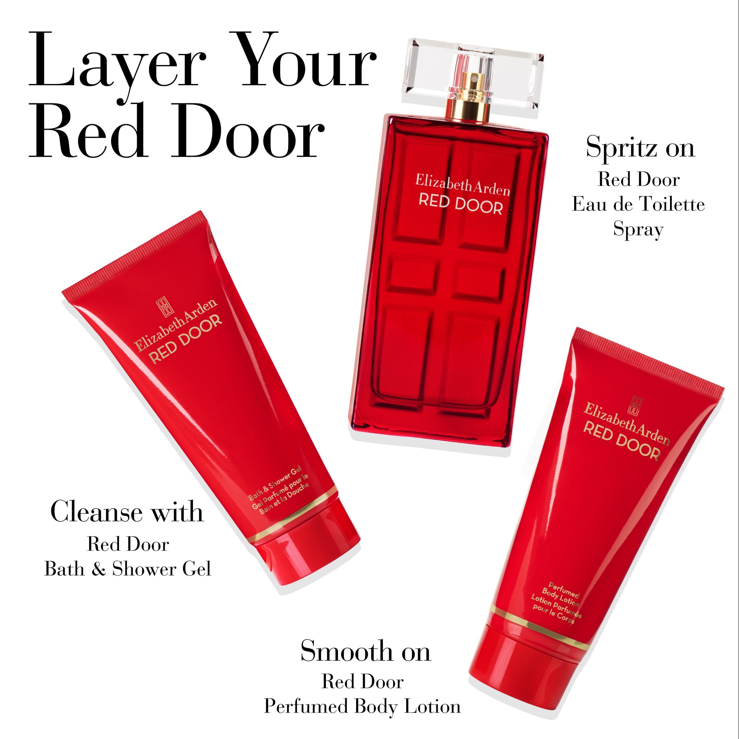 Elizabeth Arden – Red Door EDT 100 ml 3-Piece Set – John St Cosmetics Lux